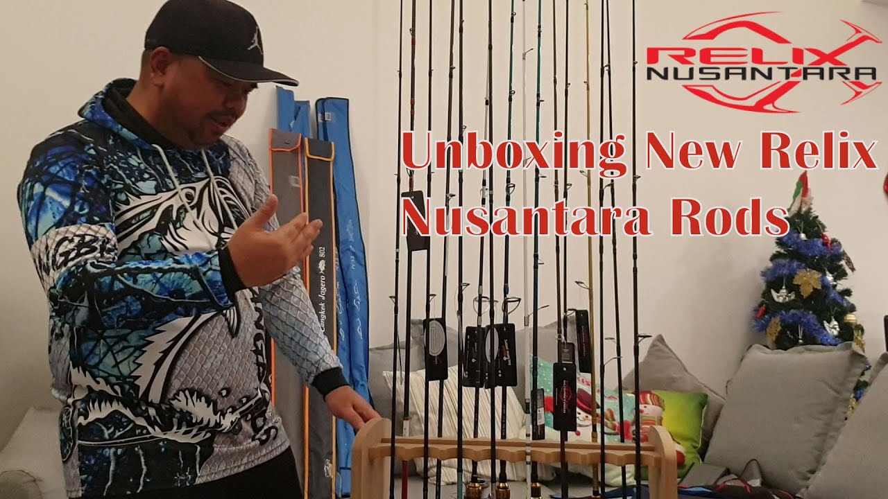 Unboxing New Rods from Relix Nusantara | Sisik 611 | Gindara Jigging ...