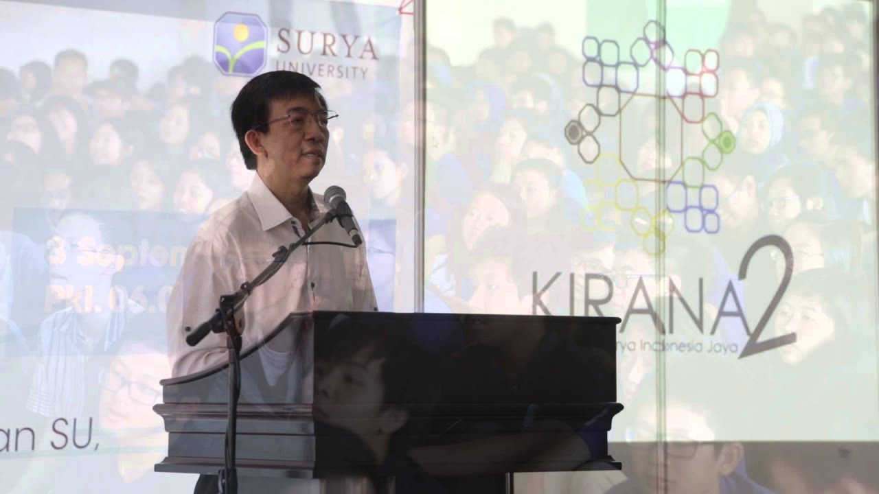 Dies Natalis 2015 Surya University - Kuliah Umum Prof. Yohanes Surya ...