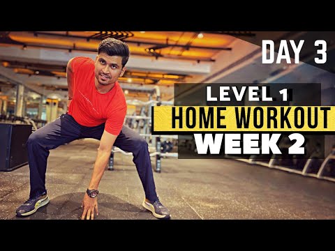 HIGH INTENSITY HOME WORKOUT | LEVEL 1 | WEEK 2 DAY 3 - YouTube
