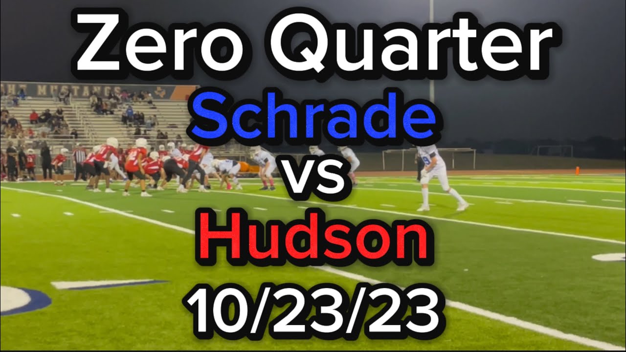 Schrade Middle School vs Hudson Middle School | 8th Grade Zero Quarter ...
