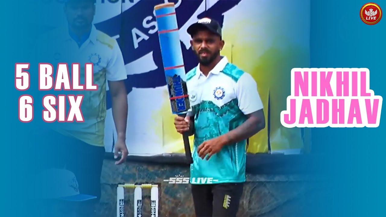 Nikhil Jadhav | 5 ball 6 Six - YouTube