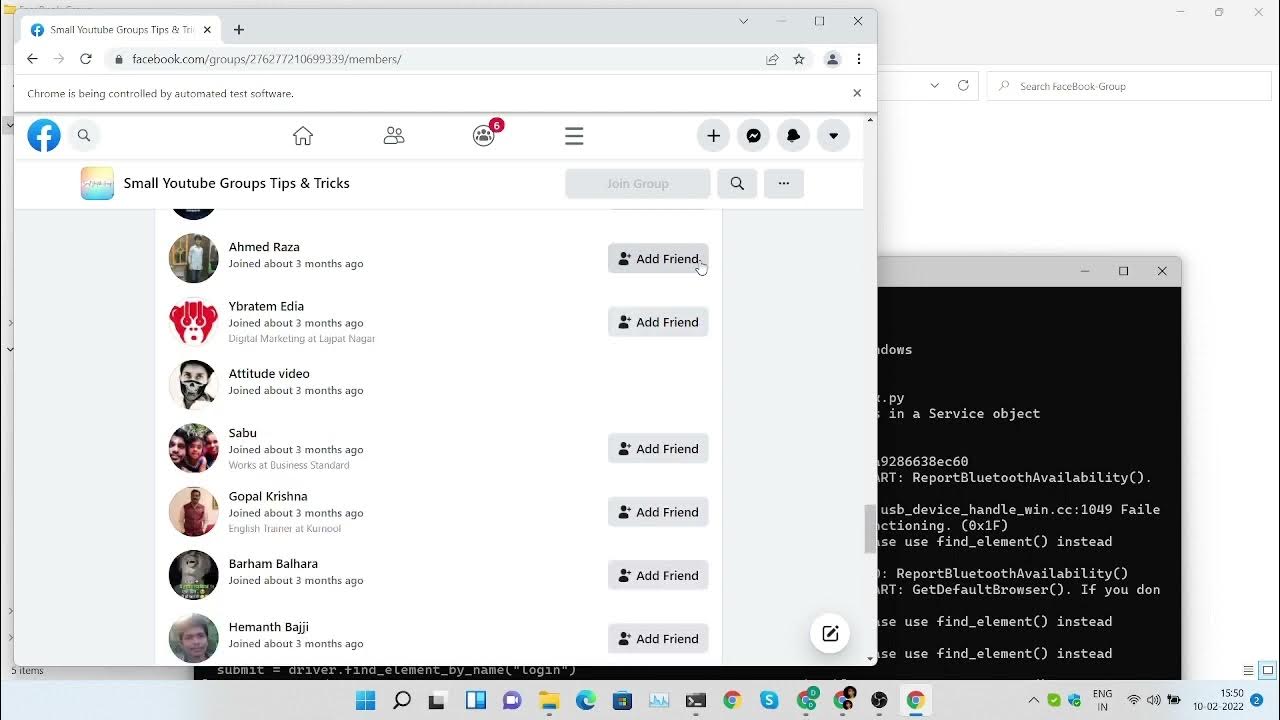 How to Scrape Facebook Group UserID With Python Automation - YouTube