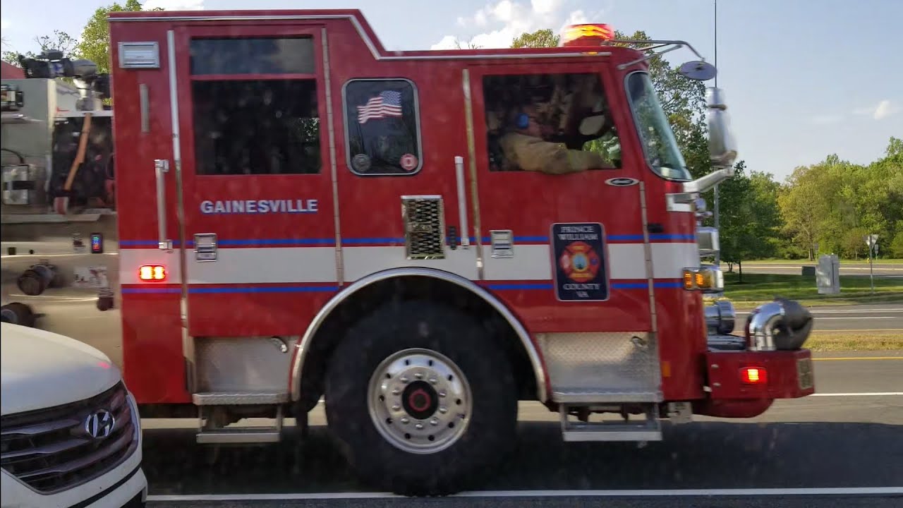 *Lots of Horn* Prince william county Engine 504 and Safety Officer ...