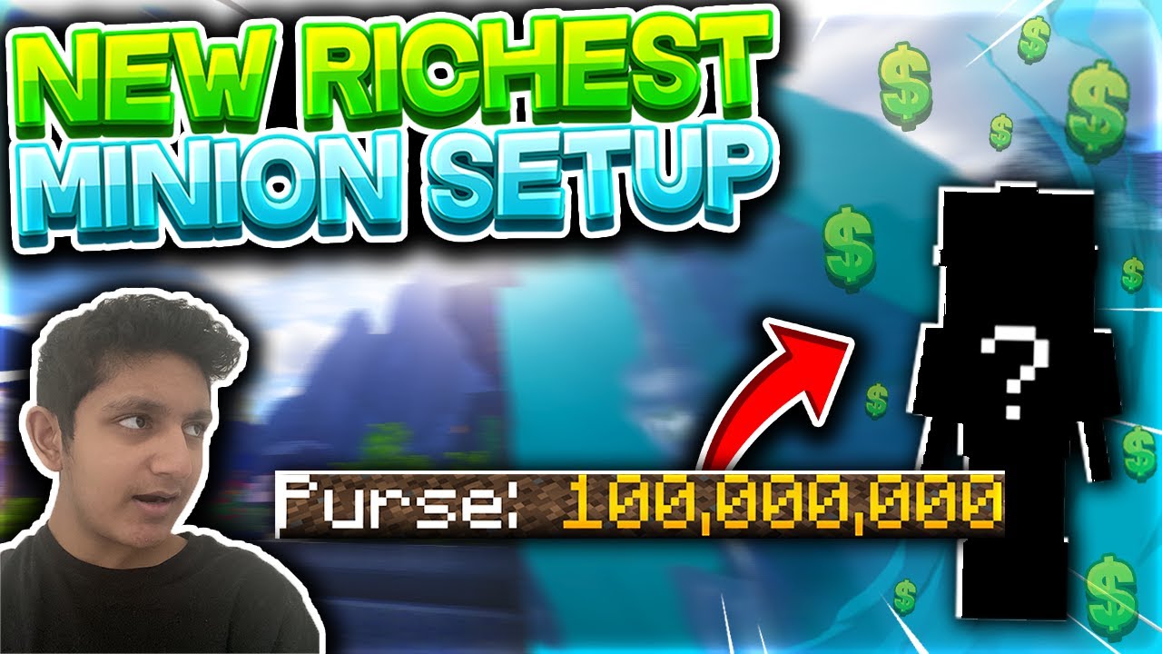 NEW Best Minion Setup To Get Rich *USE BEFORE IT'S TOO LATE* (Hypixel ...