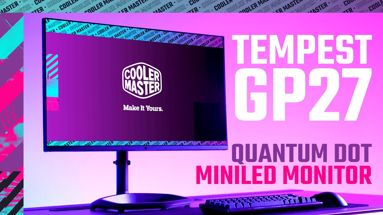 Tempest GP27 Quantum Dot MiniLED Monitor Series - YouTube