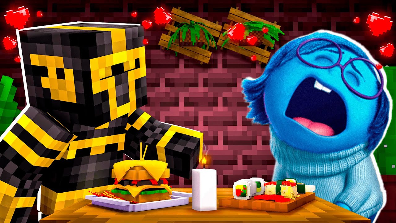 MASSI TIENE UNA CITA CON TRISTEZA INTENSAMENTE 2 EN MINECRAFT 😱 - YouTube