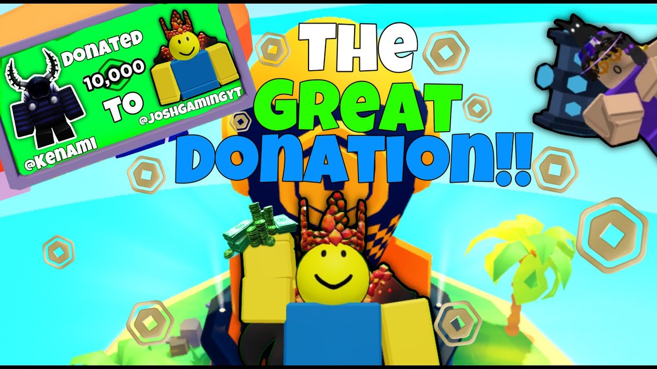 The Great Donation.. - YouTube