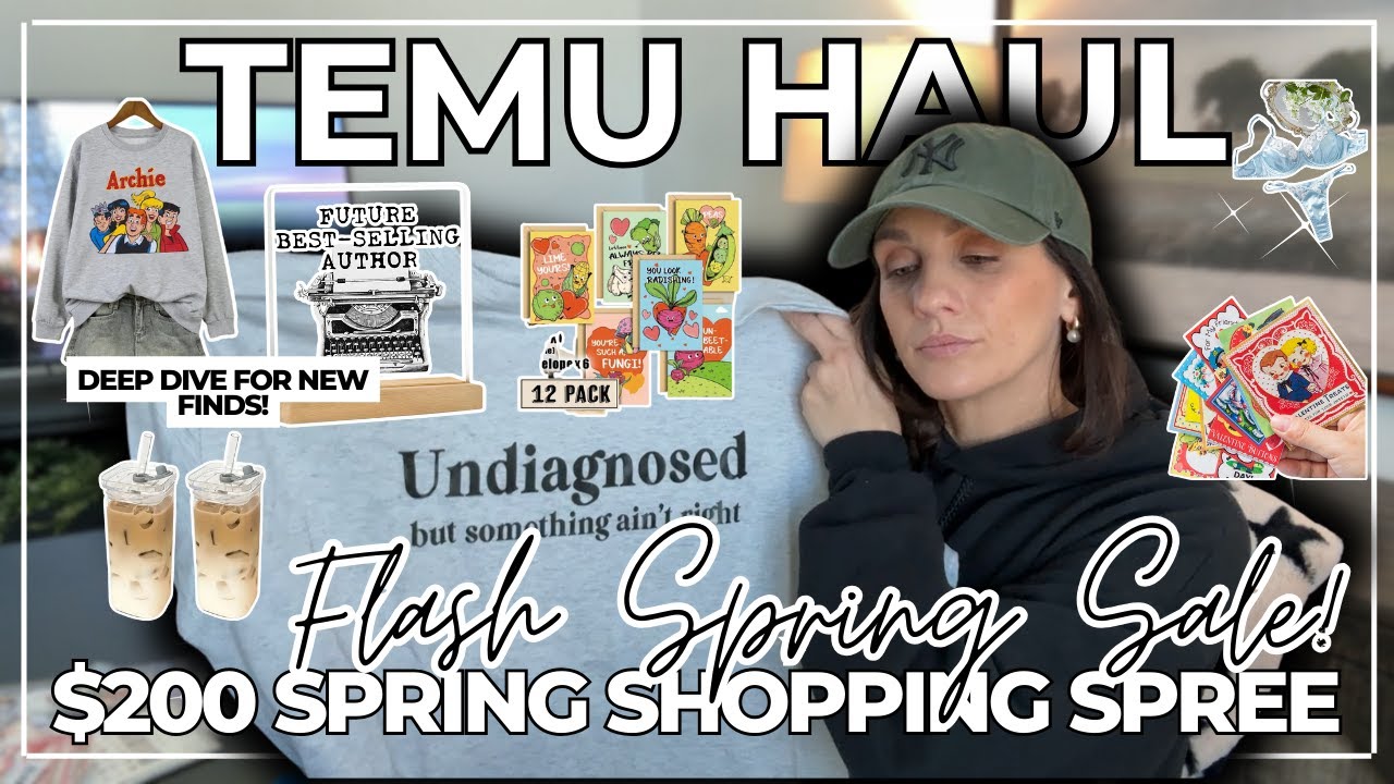 *SO GOOD* TEMU SPRING 2025 HAUL | Secret HIDDEN GEMS found FOR SUPER ...