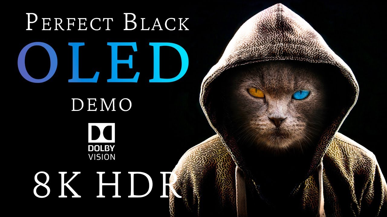Perfect Black OLED Demo HDR 8K Ultra HD Dolby Vision™ 60fps - YouTube