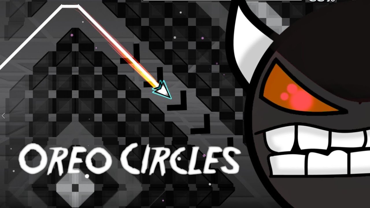 Oreo Circles (Hard Demon?) by THONYDASH - FrostGD - YouTube