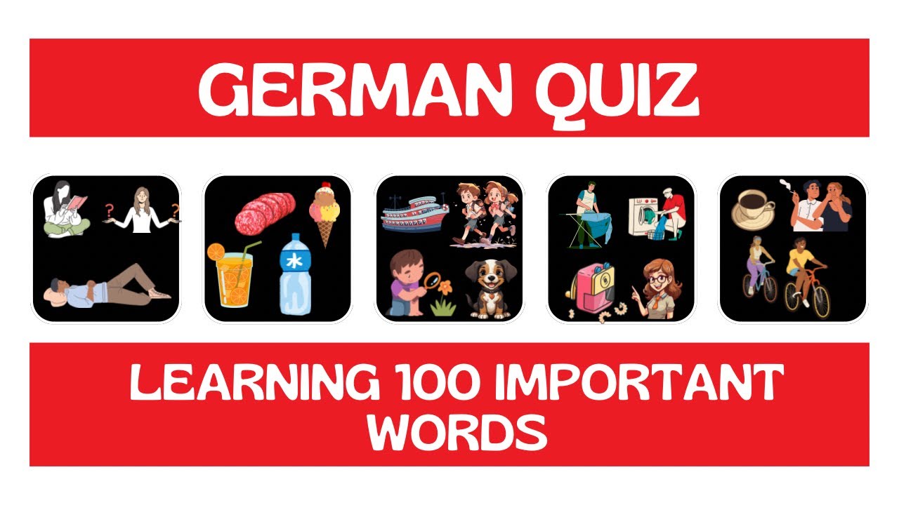 100 German Words You NEED To Know - YouTube