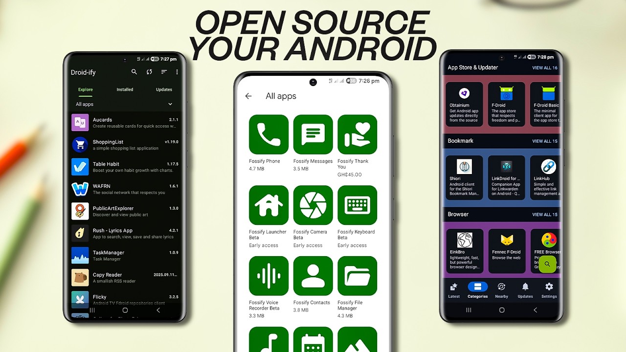 Best Free Open Source Alternatives to Default Apps! - YouTube