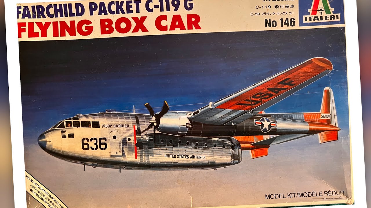 C-119 G Flying Box Car. Italeri 1/72. montaje - YouTube
