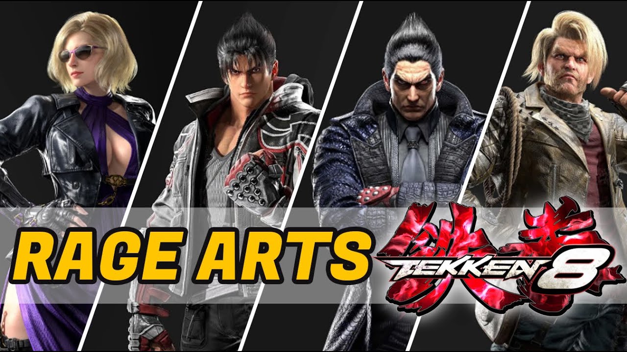 TEKKEN 8 - RAGE ARTS - UNREAL ENGINE 5 #videogame - YouTube