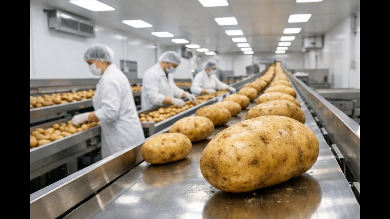 Inside the Potato Factory – From Soil to Harvest (Full Process ...