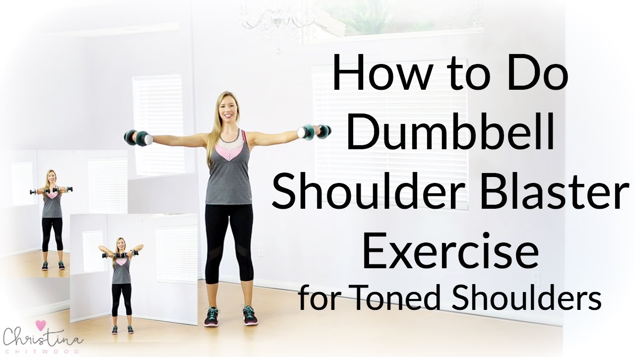 How to Do Dumbbell Shoulder Blaster Exercise for Toned Shoulders - YouTube