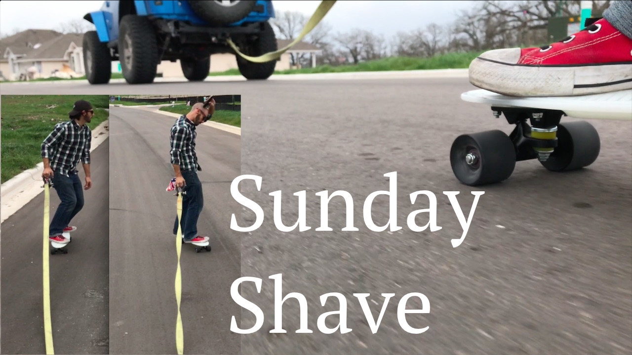 Jeep Hair Cut - Bald Head Shave Riding Behind The Jeep - YouTube