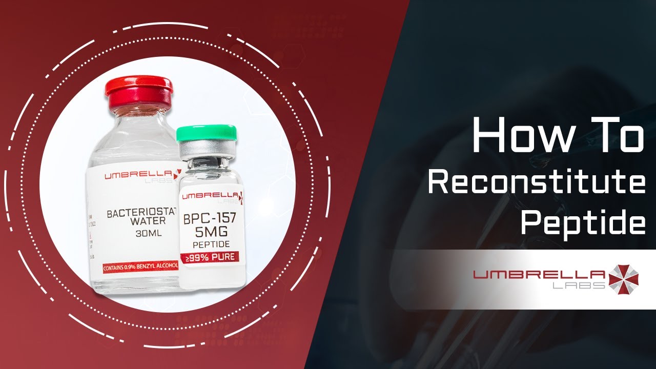 How To: Reconstitute Peptide | Umbrella Labs - YouTube