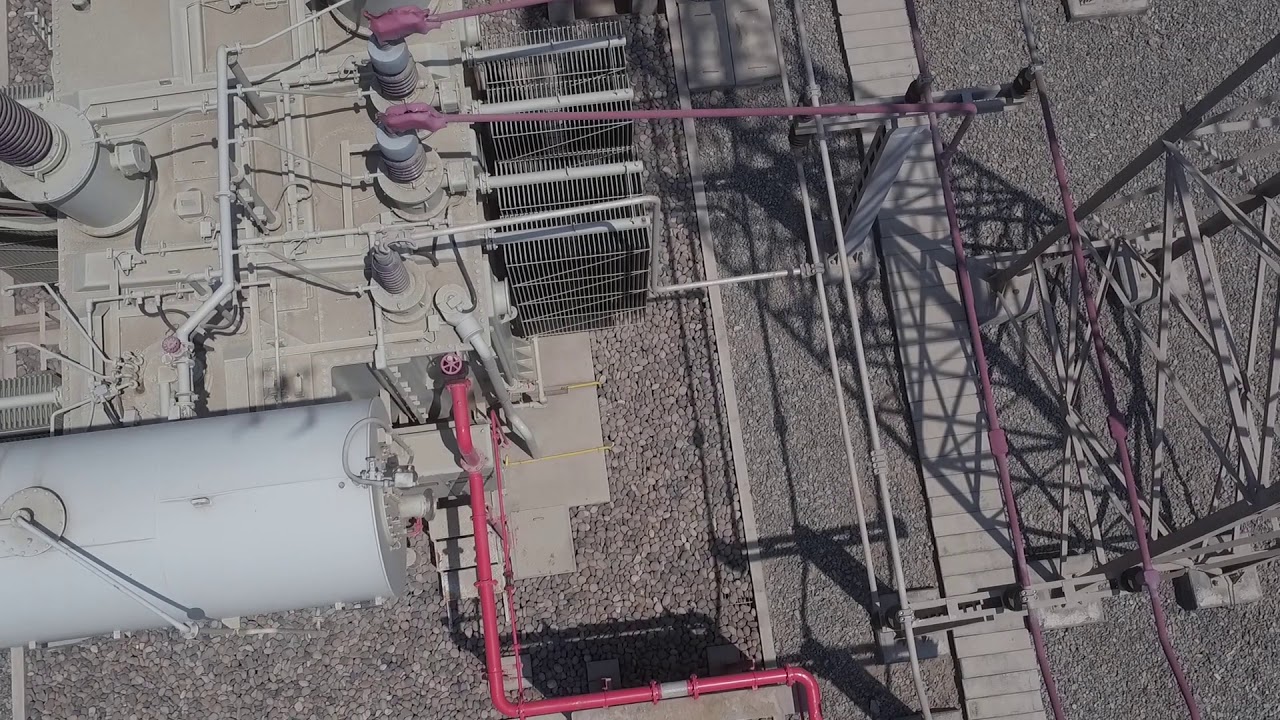 Subestacion eléctrica Chilca Perú, vista desde un dron - YouTube