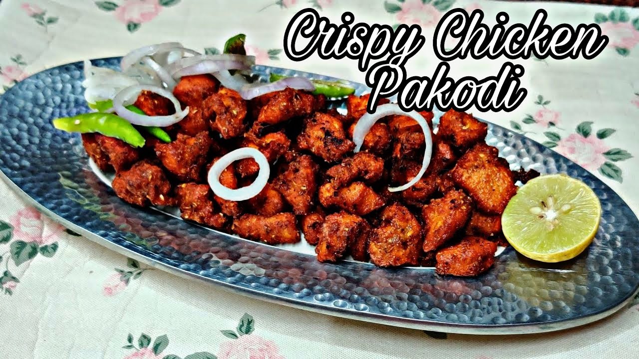 Crispy Chicken Pakoda || Street Style Chicken Pakodi ||Chicken Pakoda ...