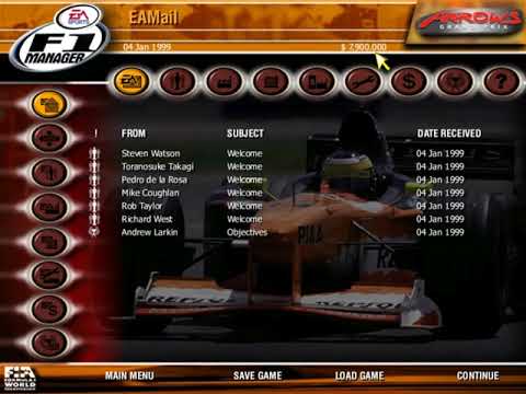 Money cheat F1 Manager / F1 Manager 2001 - YouTube