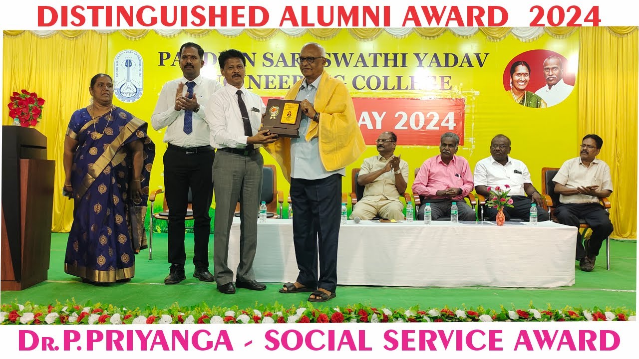 Distinguished Alumni SOCIAL SERVICE Award 2024 winner | #PSY Family ...