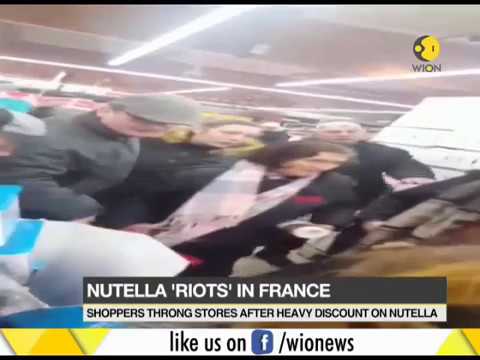 Nutella 'riots' in France - YouTube