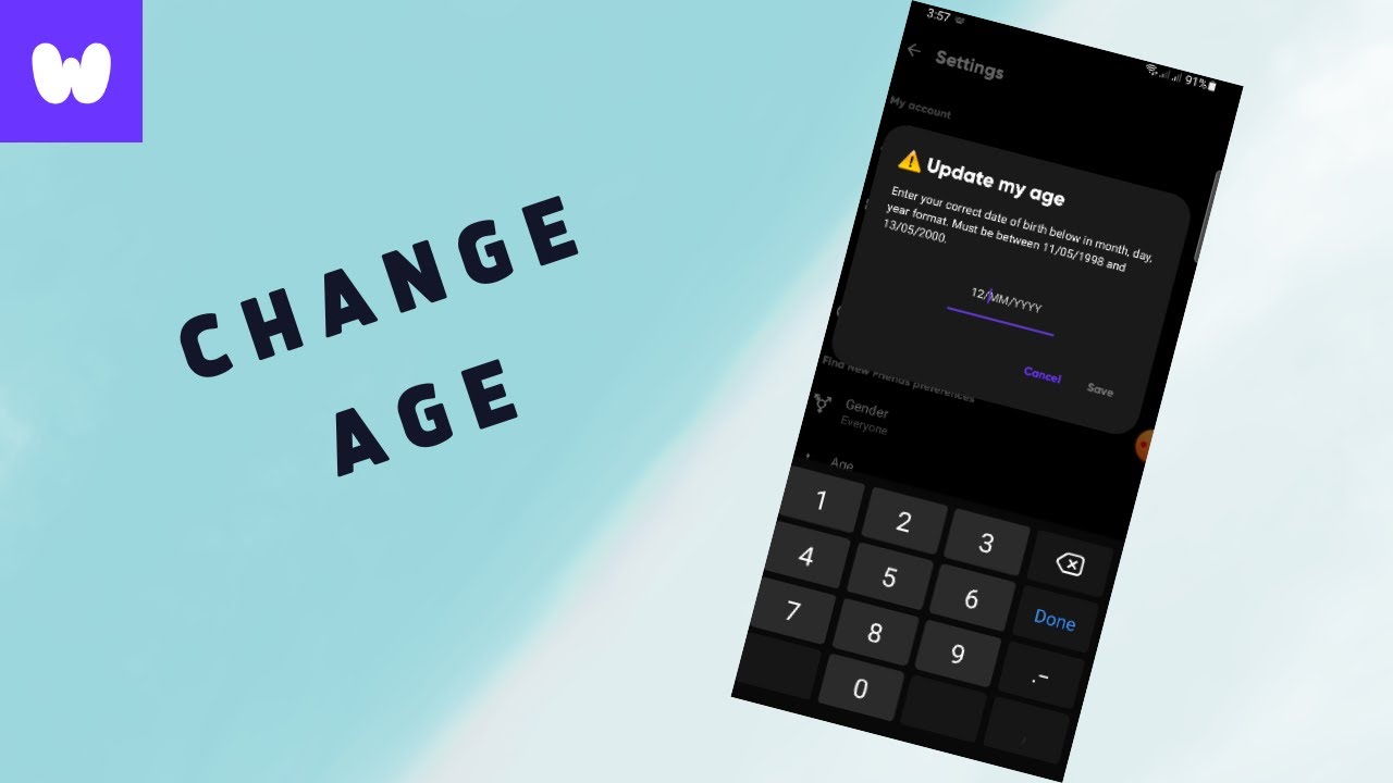 How to Change Age in Wizz App - YouTube