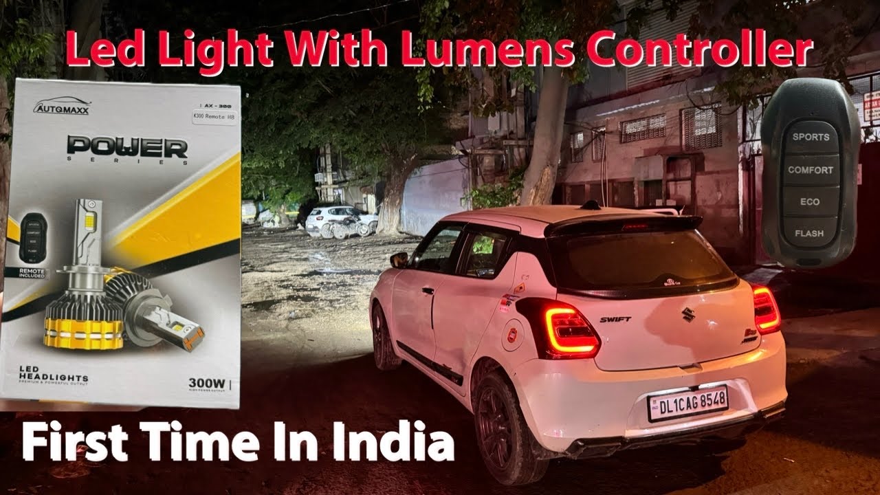 Led Light With Lumens Controller For All Cars | 300 Watt | Led Light ...