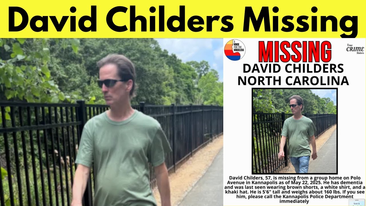 David Childers Missing - Urgent Search for Vulnerable Man - YouTube
