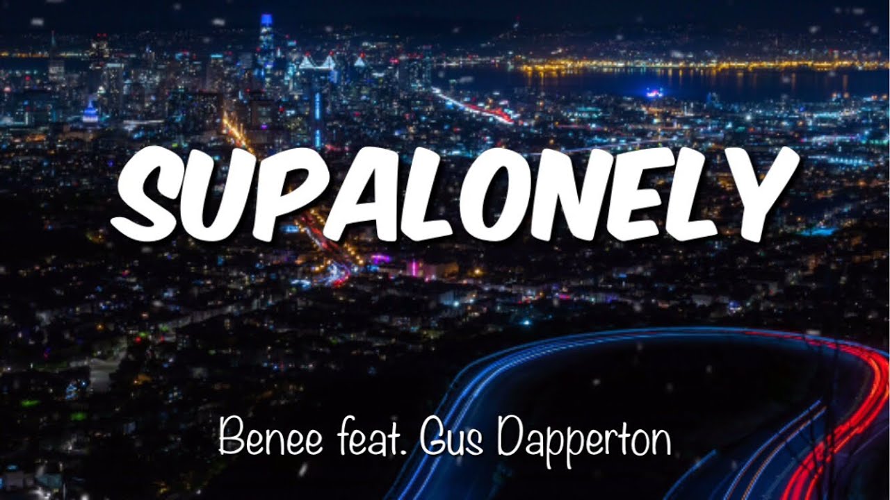 Benee feat Gus Dapperton - Supalonely (LYRIC VIDEO) (COVER) - YouTube