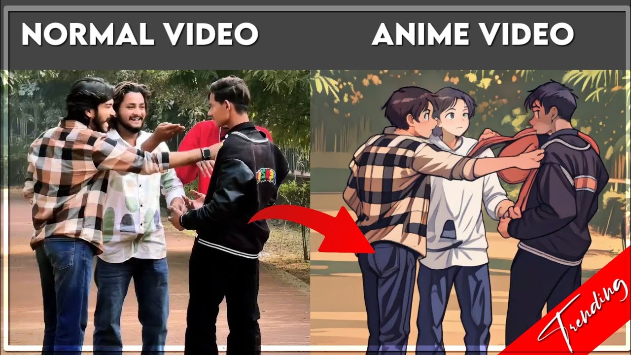 Convert Normal Video To Anime Video In Ai | How To Convert Normal Video ...