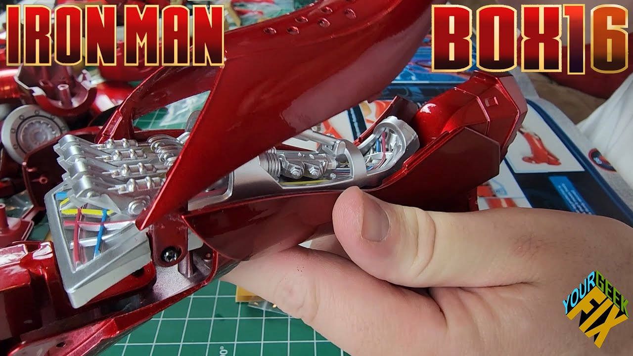 Build Your Own Iron Man Box 16 by Fanhome - YouTube