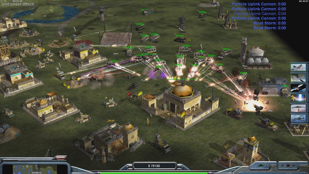 LASER x DEMO - Command & Conquer Generals Zero Hour - 1 vs 7 HARD ...