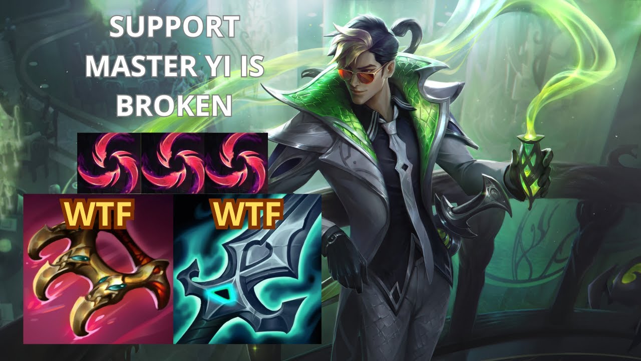 SUPPORT MASTER YI IS BROKEN - YouTube