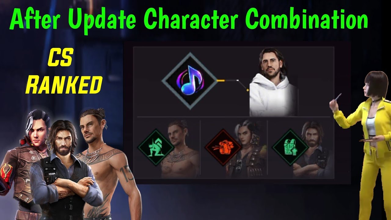 CS Rank Best Character Combination After Update | After Update ...