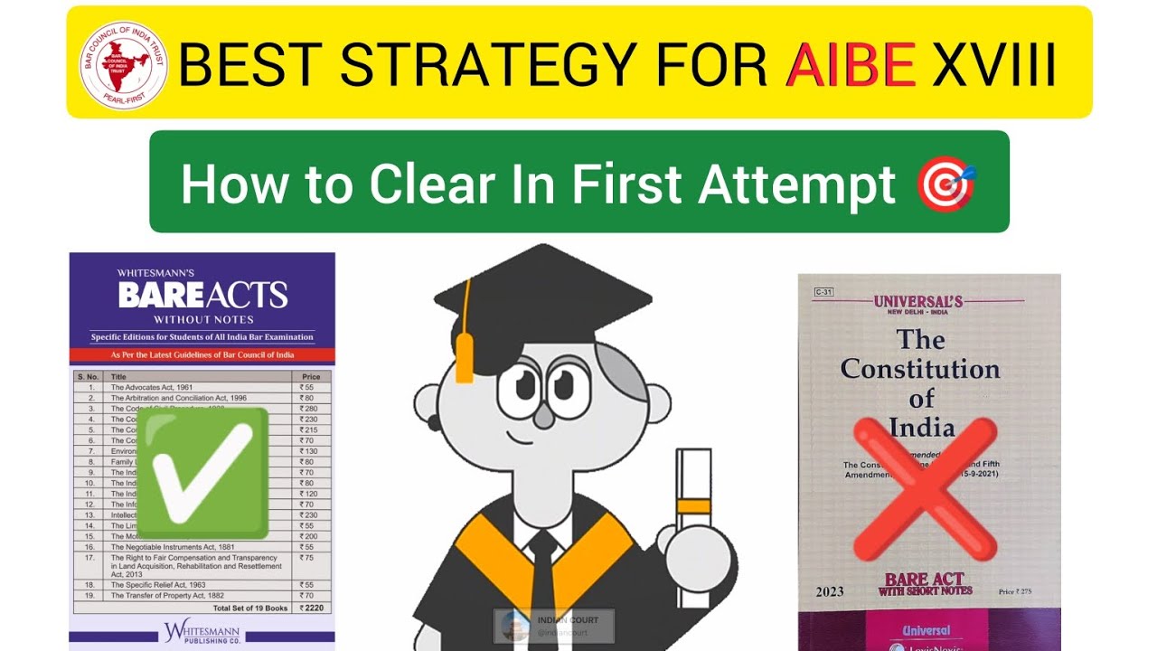 AIBE Best Strategy | How to clear AIBE in First Attempt | AIBE | All ...