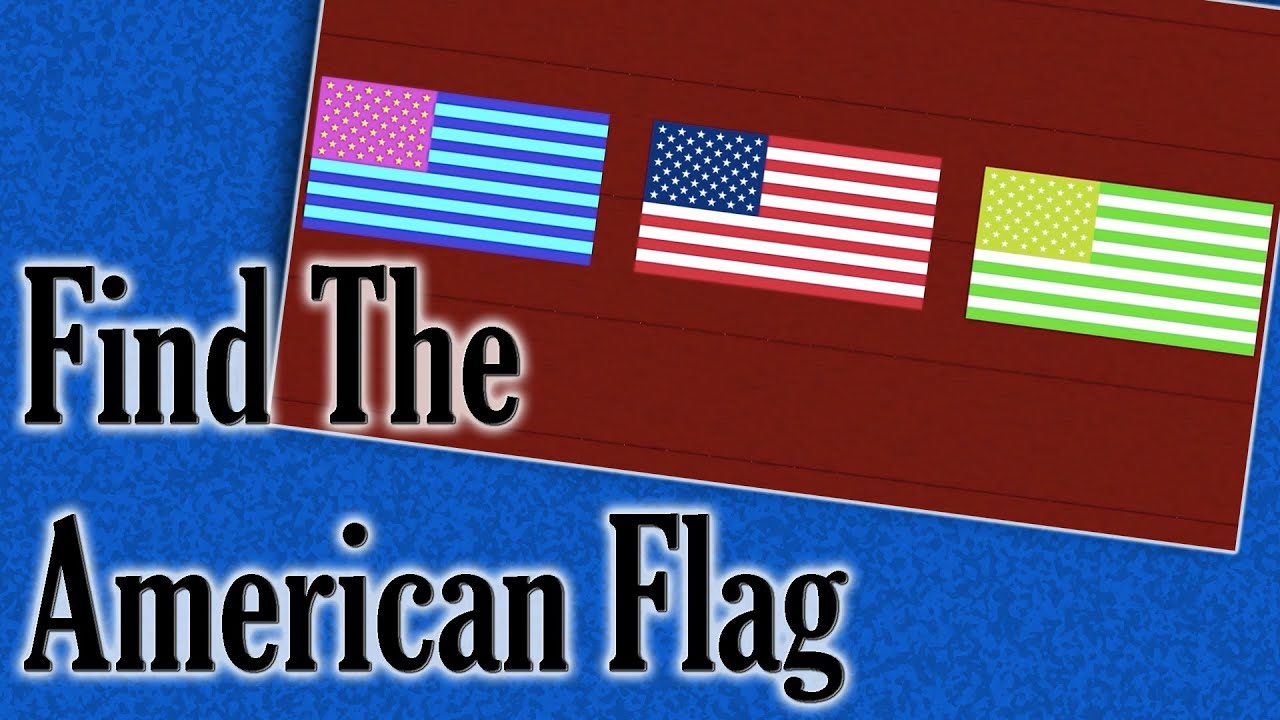 Find The American Flag | Veteran's Day video for children - YouTube