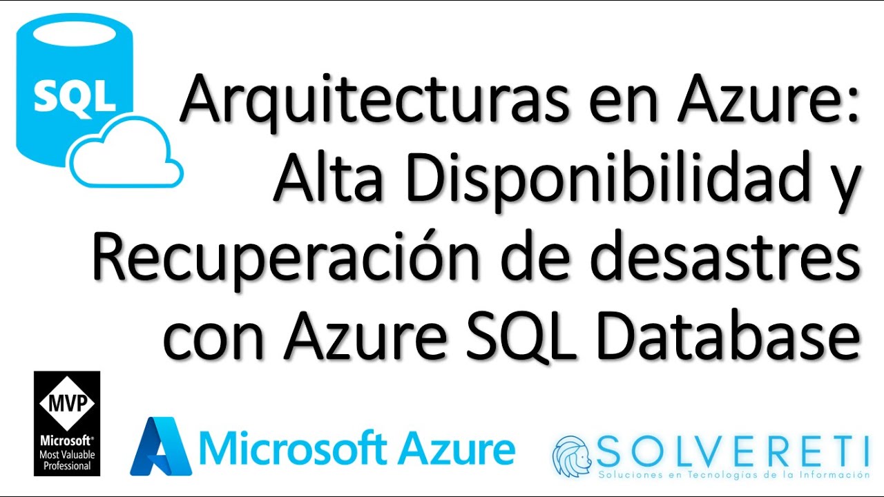 Arquitecturas en Azure: Alta Disponibilidad y Recuperación de desastres ...