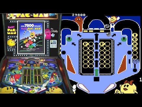 Atari 7800 Baby Pac-Man a port that would be hard to emulate - YouTube