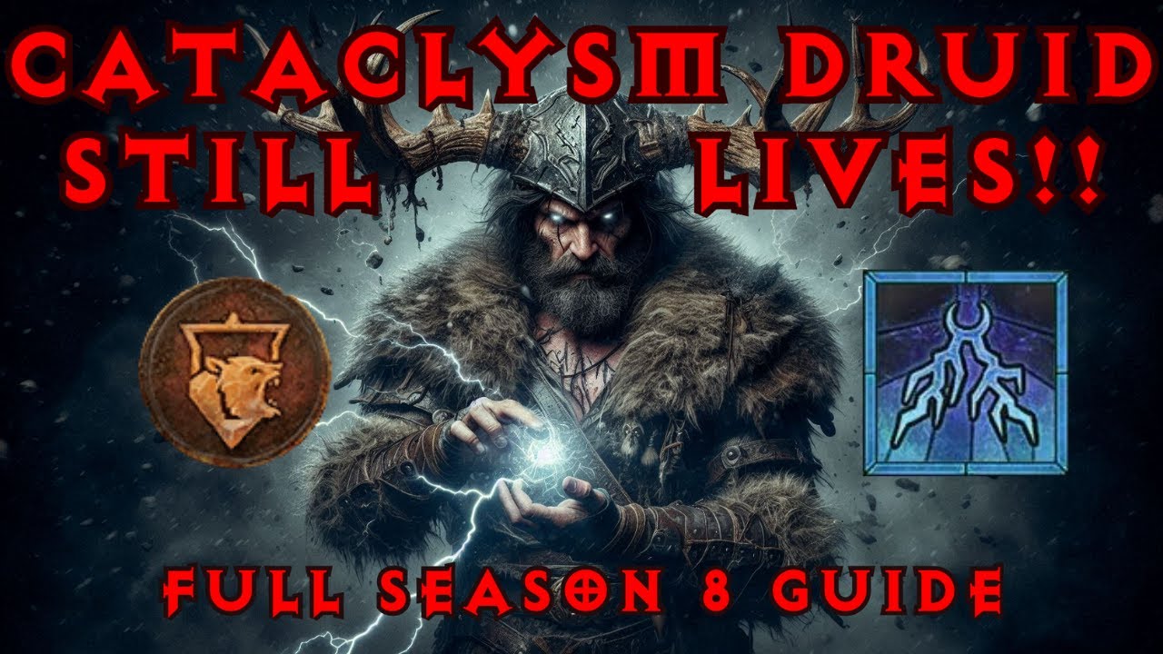 Cataclysm Druid Still Lives!! Full Season 8 Guide (Diablo 4) - YouTube
