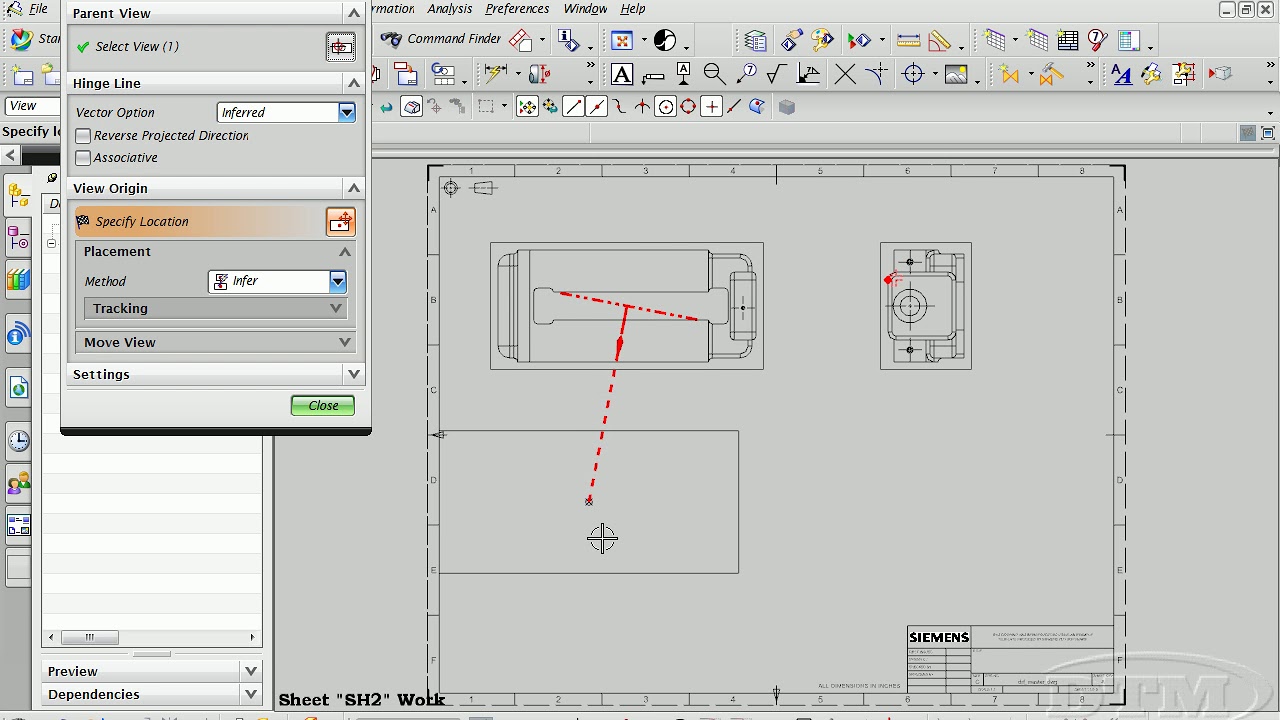 3 Create a drawing sheet from a template DTM - YouTube