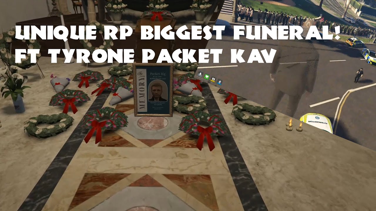 UNIQUE RP BIGGEST FUNERAL FT PACKET TYRONE AND KAV - YouTube