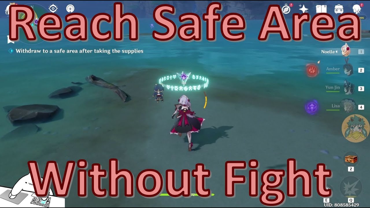 How To Sneak At Jinren Island, Inazuma (Daily Commission) - YouTube