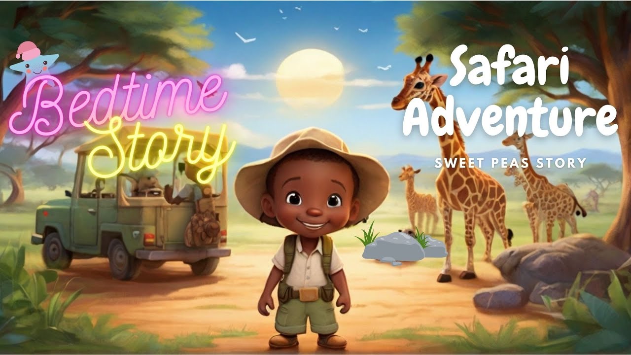 Safari Adventure with Tommy | Calming Bedtime story for kids | Children ...