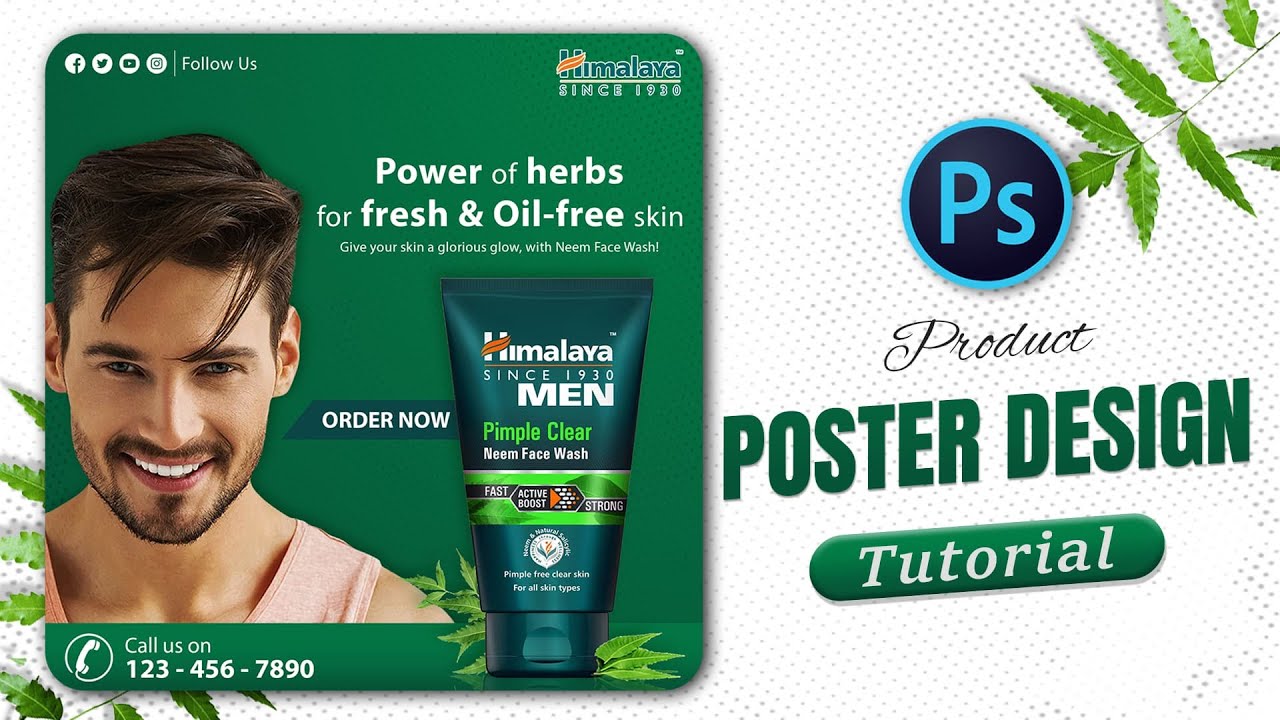 How to Make Poster for Selling Products | Photoshop Tutorial | Design ...