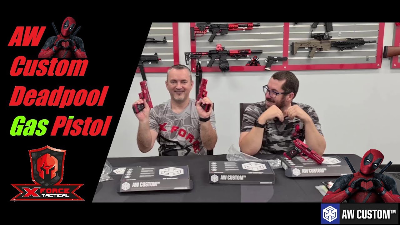 AW Custom™ VX Series Deadpool Gas pistol Gel Blasters by X-Force ...