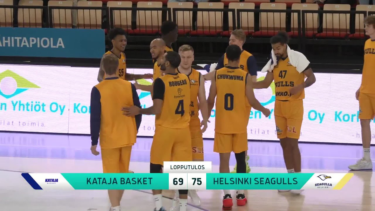 Kataja Basket vs. Helsinki Seagulls - Game Highlights - YouTube