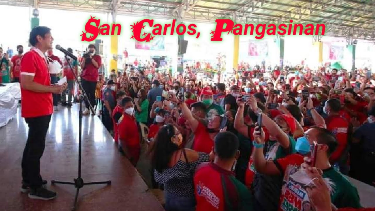 BBM Grand Campaign Rally sa San Carlos City, Pangasinan - YouTube