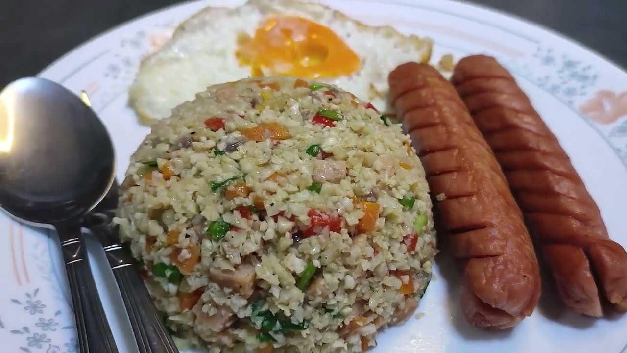 Cauliflower Rice Keto Diet Rice My Own Version - YouTube